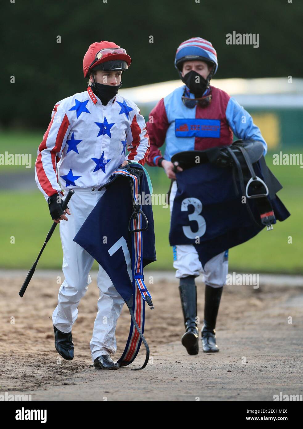 Jockey George Rooke at Southwell Racecourse Stock Photo - Alamy