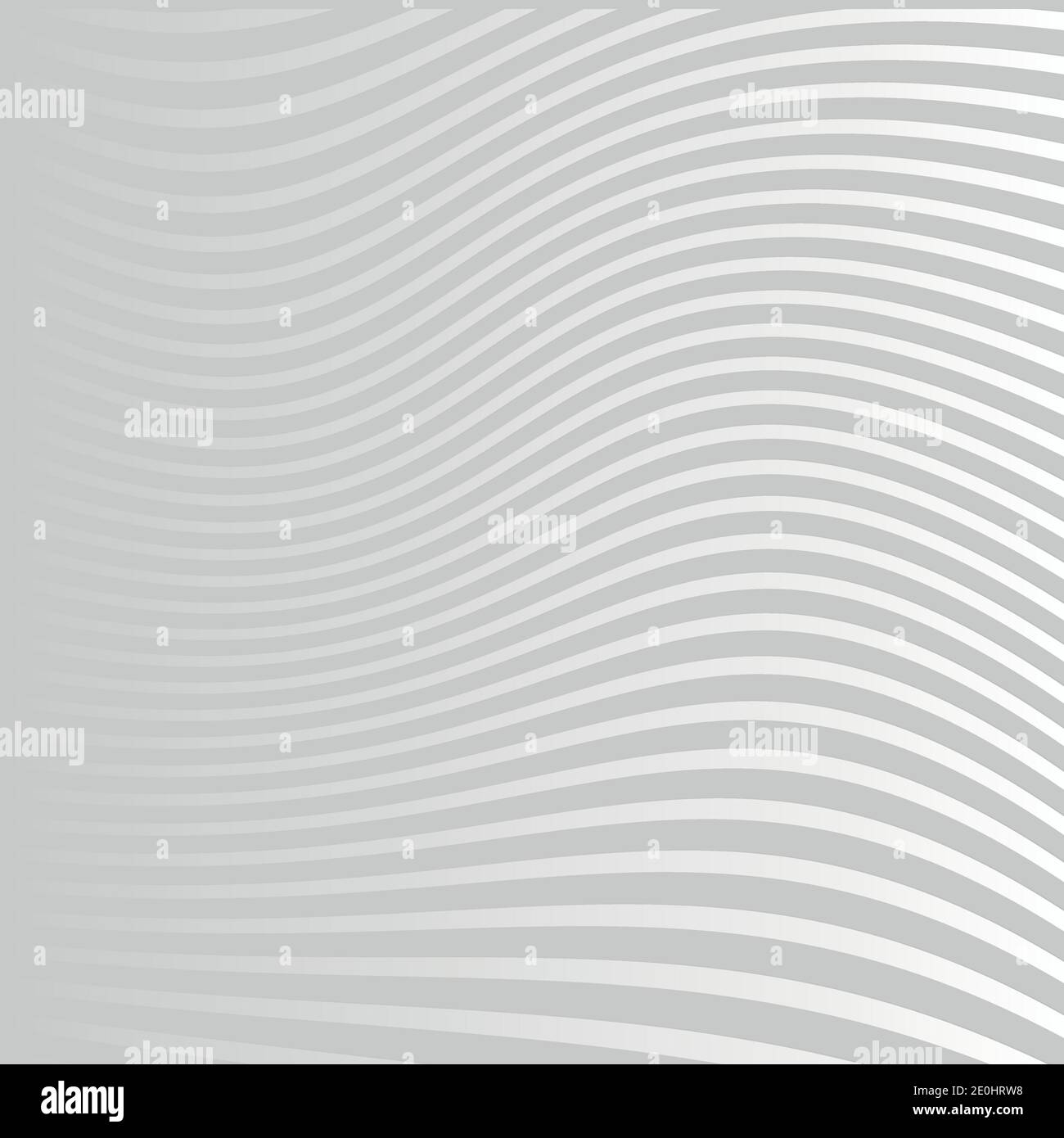 White vector panoramic background with wavy lines and shadows ...