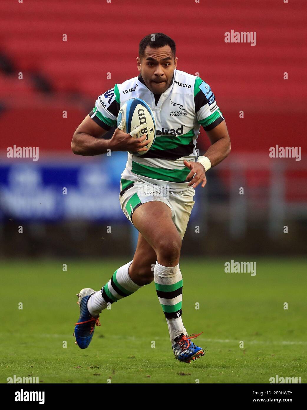 Newcastle Falcons' Ben Stevenson during the Gallagher Premiership match ...