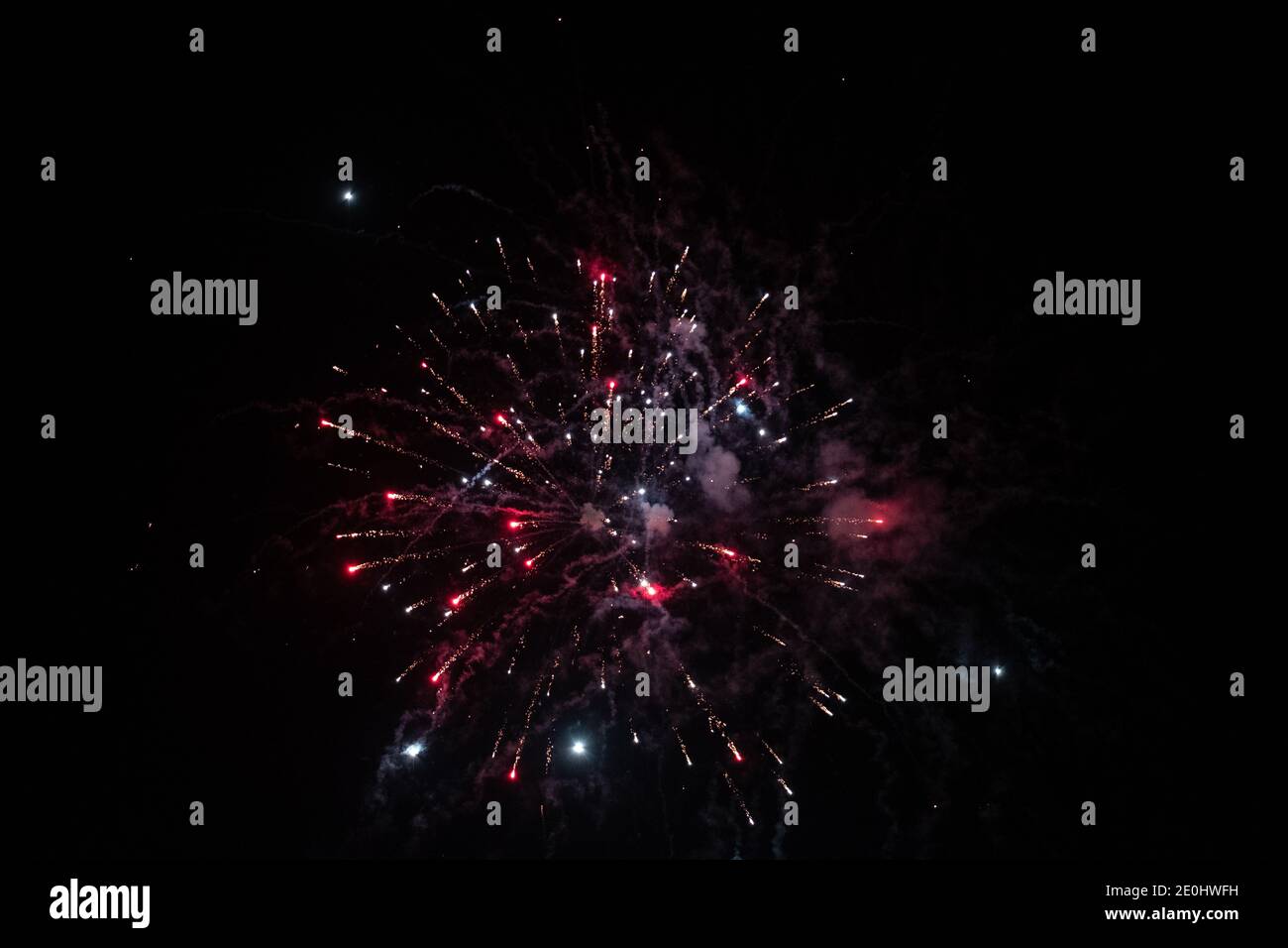 Fireworks in Berlin, silvester 2021 Stock Photo - Alamy