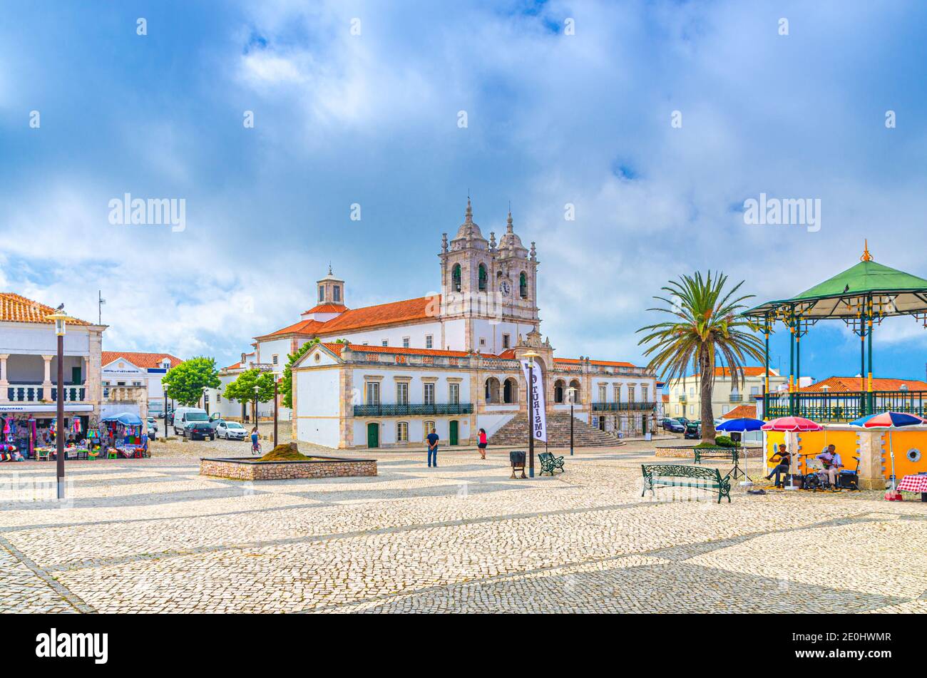 Nazare, Portugal, June 22, 2017: Sanctuary of Our Lady of Nazare ...