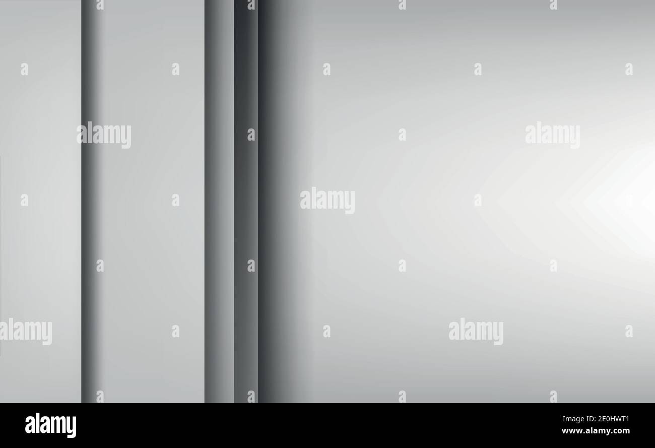 White and gray background with multiple layers - Vector illustration ...