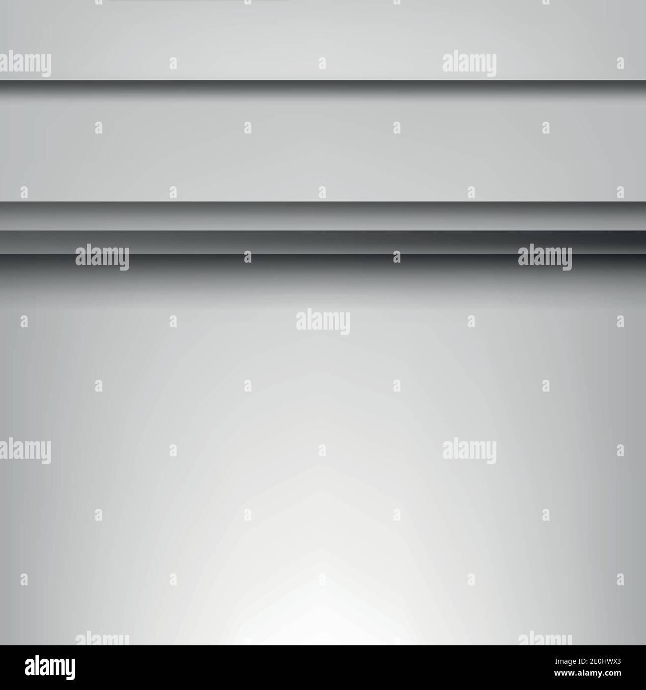 White and gray background with multiple layers - Vector illustration ...