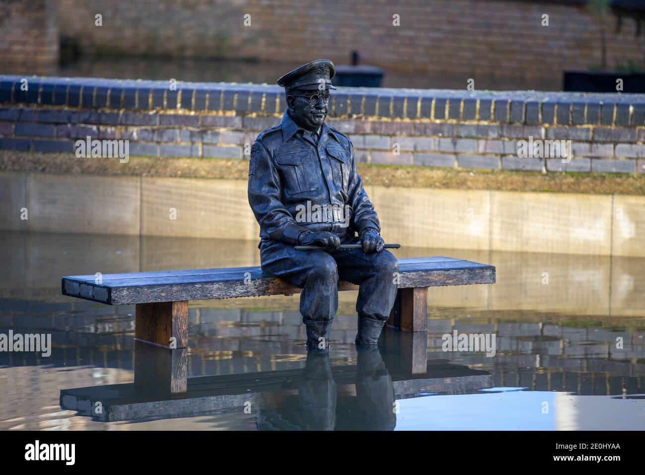 Captain mainwaring statue hi-res stock photography and images - Alamy