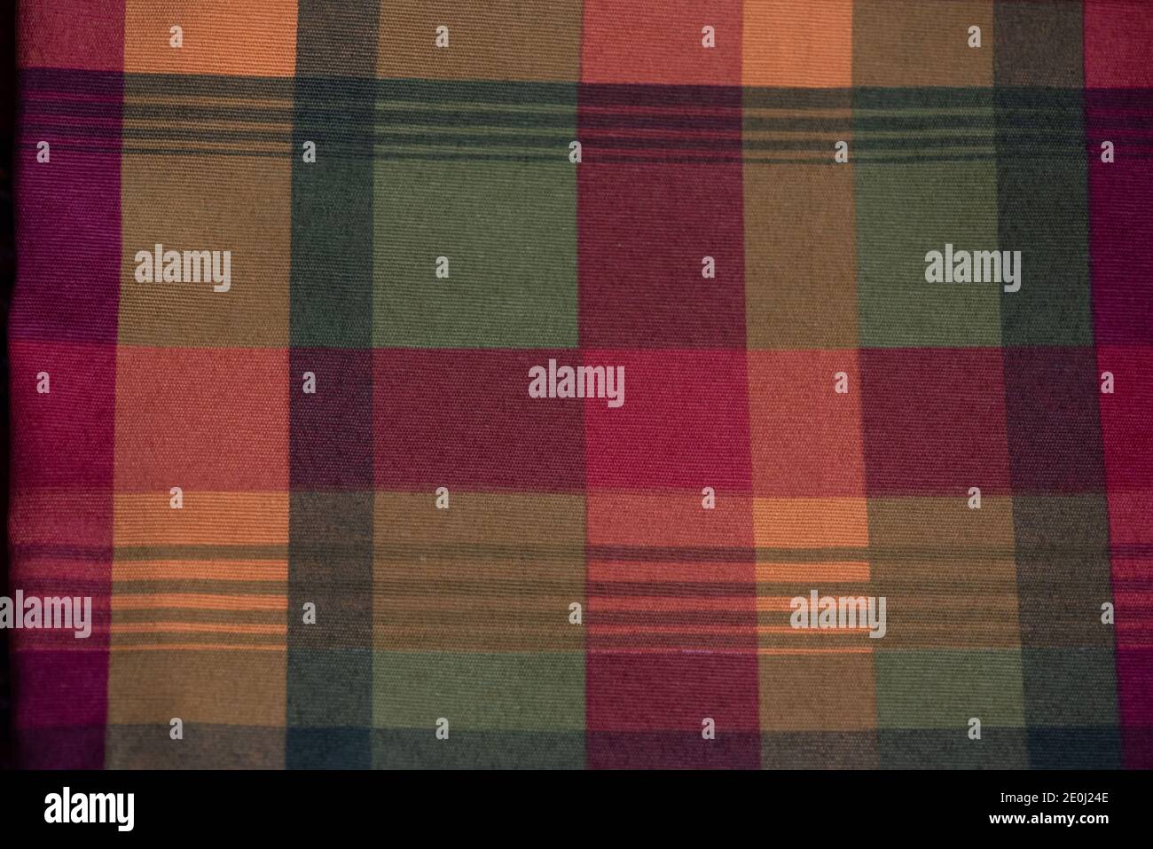 Fabric Texture scottish patterned plaid as a background. Plaid material ...