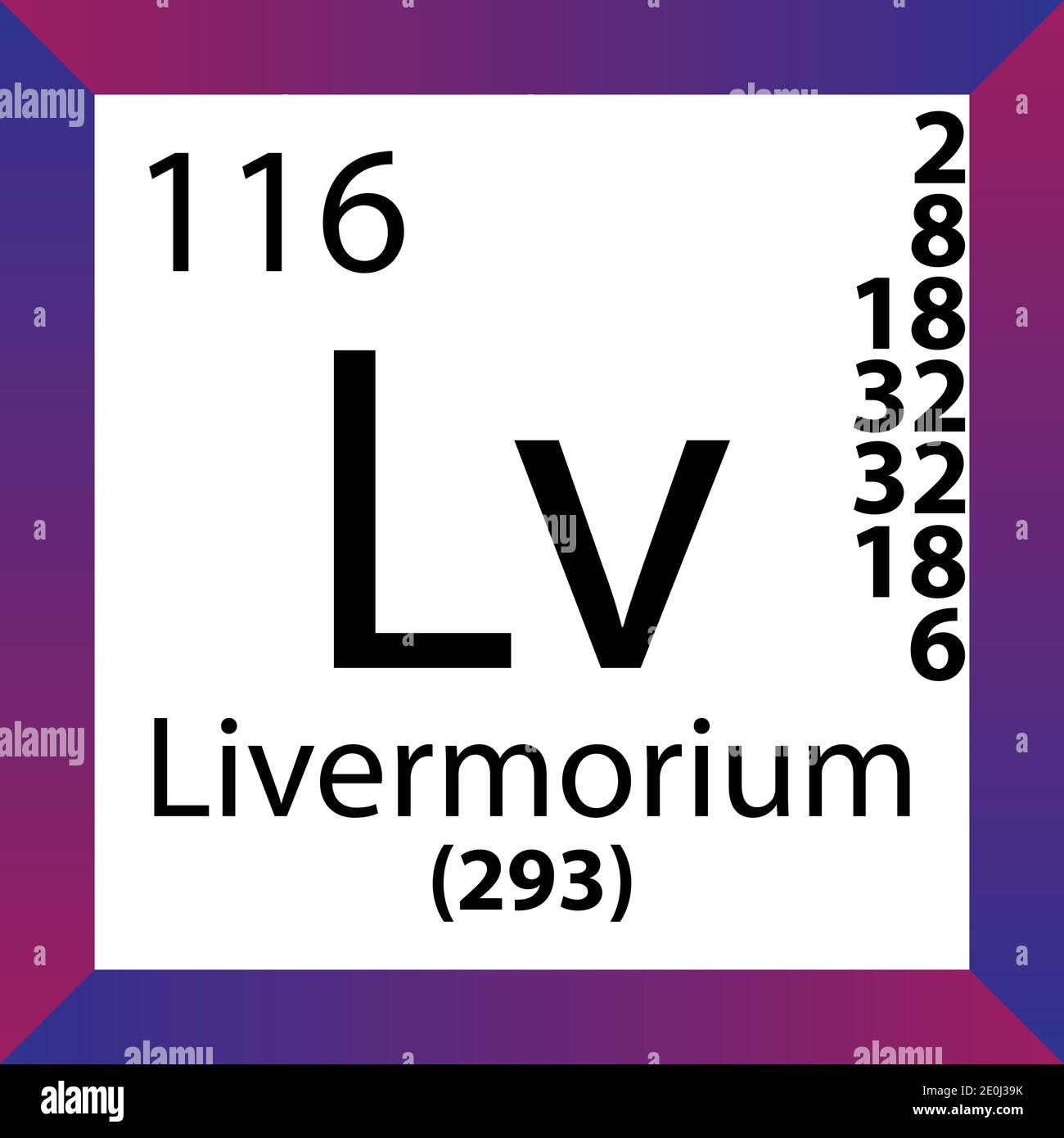 Chemical symbol lv Stock Vector Images - Alamy