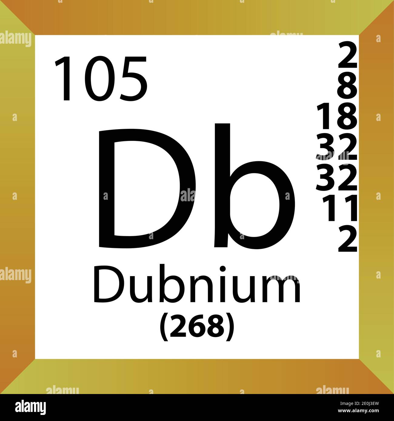 Dubnium symbol hi-res stock photography and images - Alamy