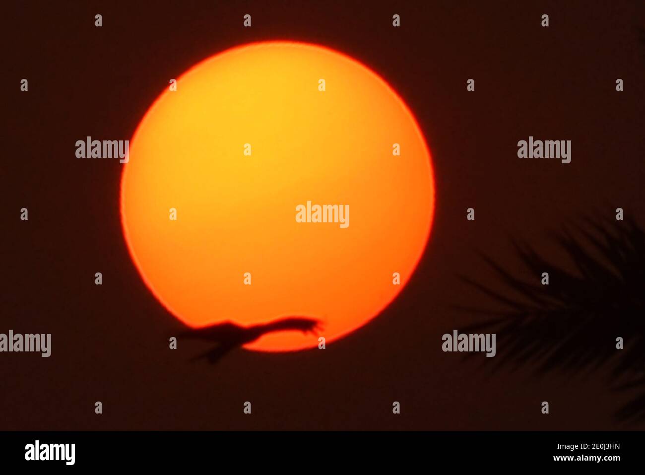 An attractive stunning eye catching view of the first Sun Rise of Year ...