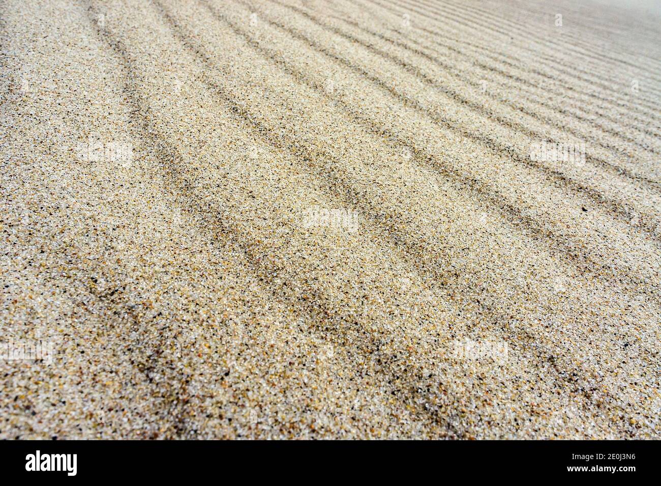 sand ripples, wavy sand surface, sandy smooth sea shore Stock Photo - Alamy