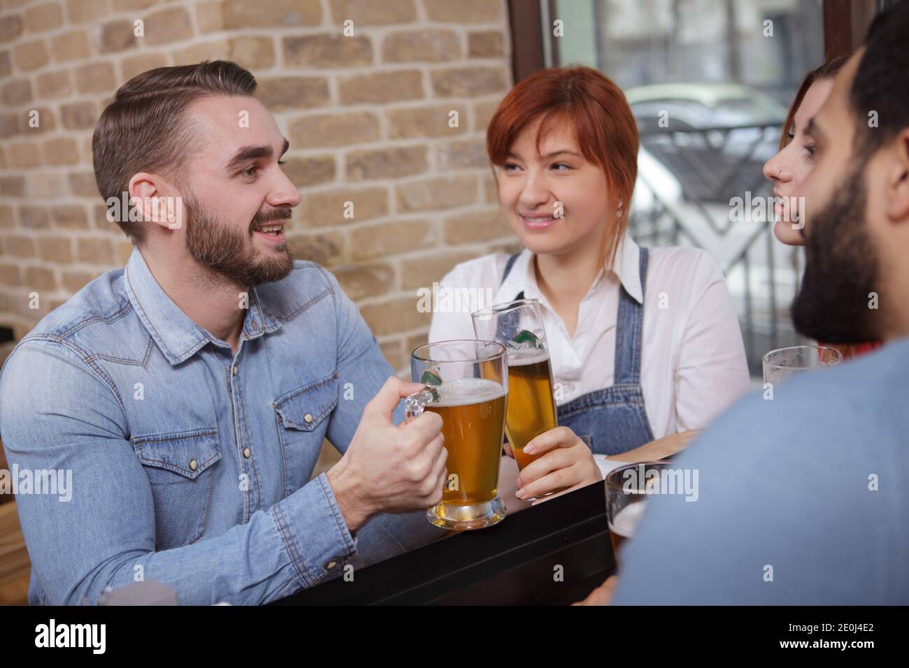 Alcoholic drink drinks beverage talking hi-res stock photography and ...