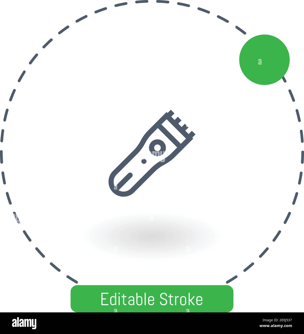 electric razor vector icon editable stroke outline icons for web and ...