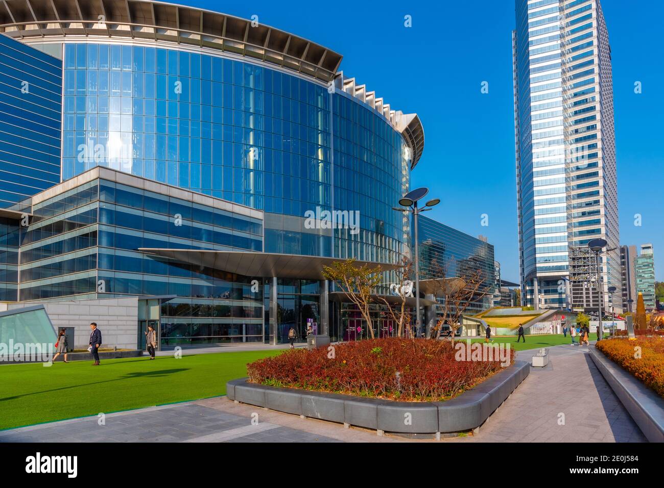 SEOUL, KOREA, NOVEMBER 7, 2019: View of ASEM tower in Seoul, Republic ...