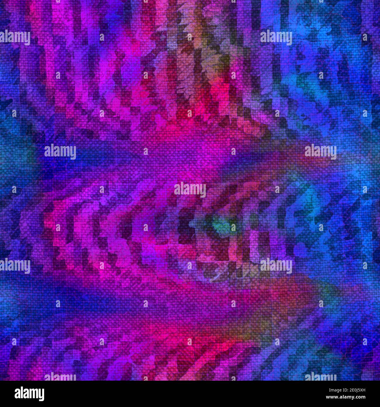 Rainbow boho tie dye mottled linen texture background. Seamless ...