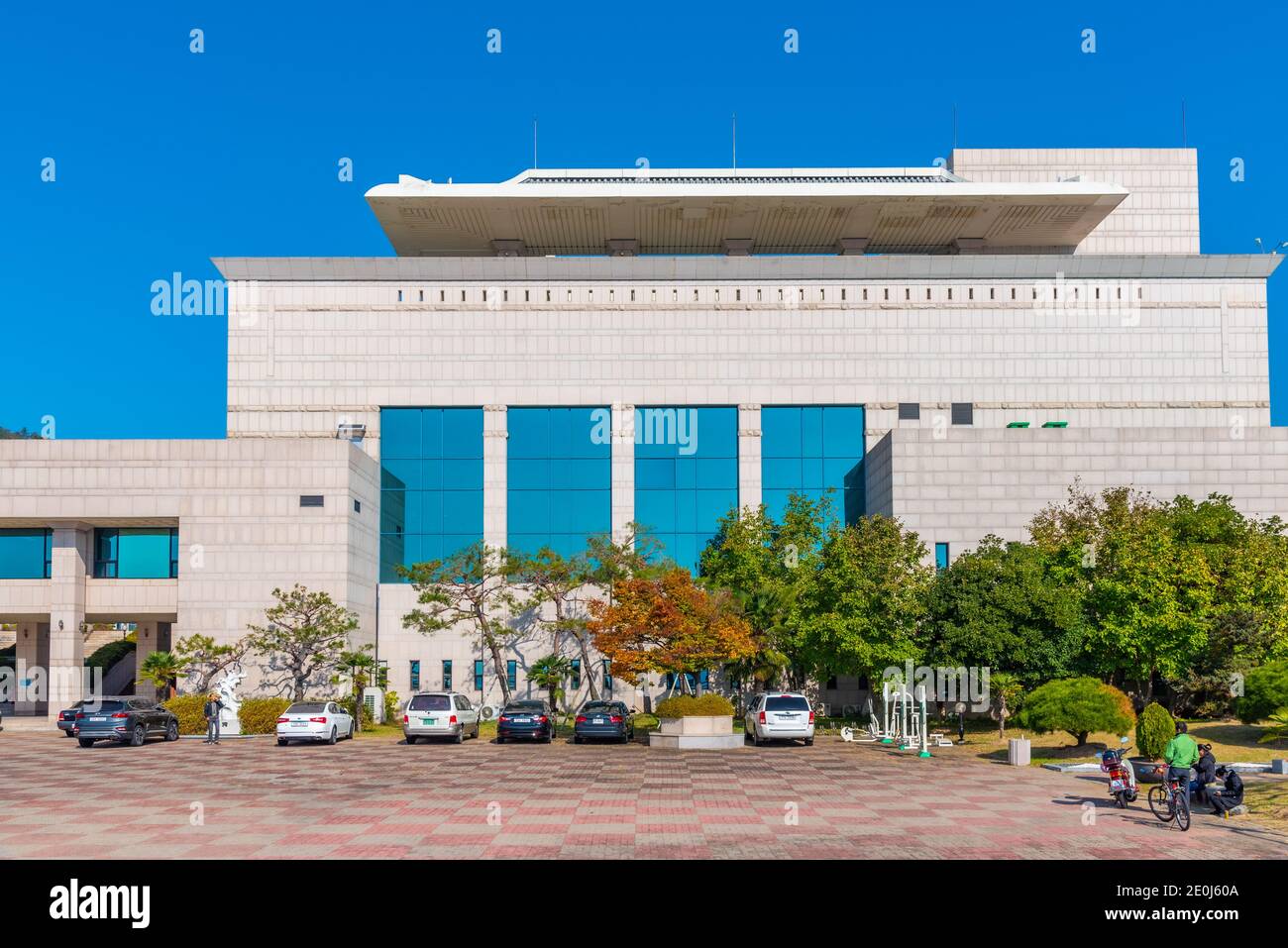 MOKPO, KOREA, NOVEMBER 6, 2019: Mokpo Culture and Arts Center, Republic ...