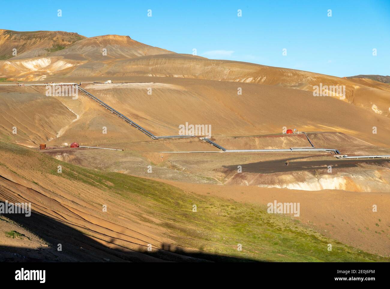 Geothermal power station in Iceland. Generation of ecologically clean ...