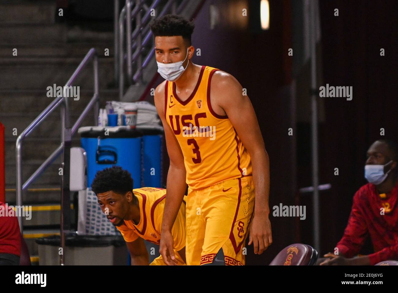 Southern California Trojans forward Isaiah Mobley (3) during an NCAA ...