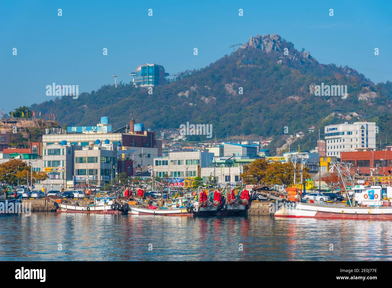 MOKPO, KOREA, NOVEMBER 6, 2019: Cityscape of Mokpo, Republic of Korea ...
