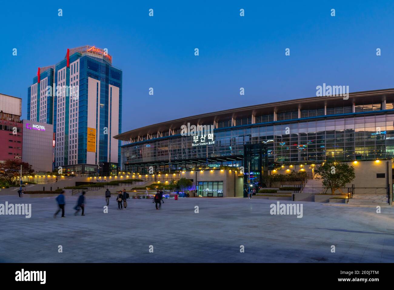 Busan railway station train hi-res stock photography and images - Alamy