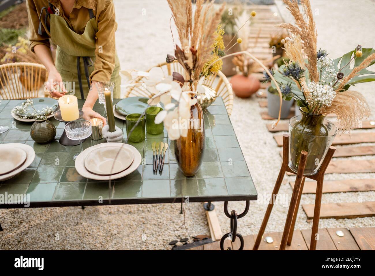 Boho style hi-res stock photography and images - Alamy