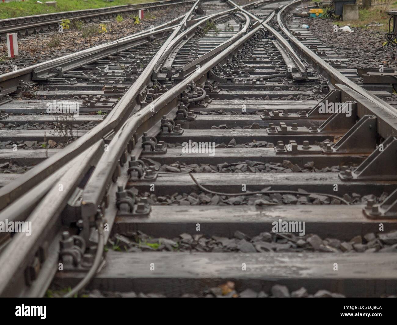 Train railroad crossing poland hi-res stock photography and images - Alamy