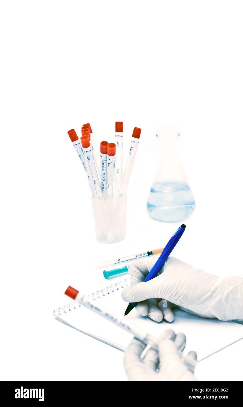 Man hand writing working Cut Out Stock Images & Pictures - Alamy