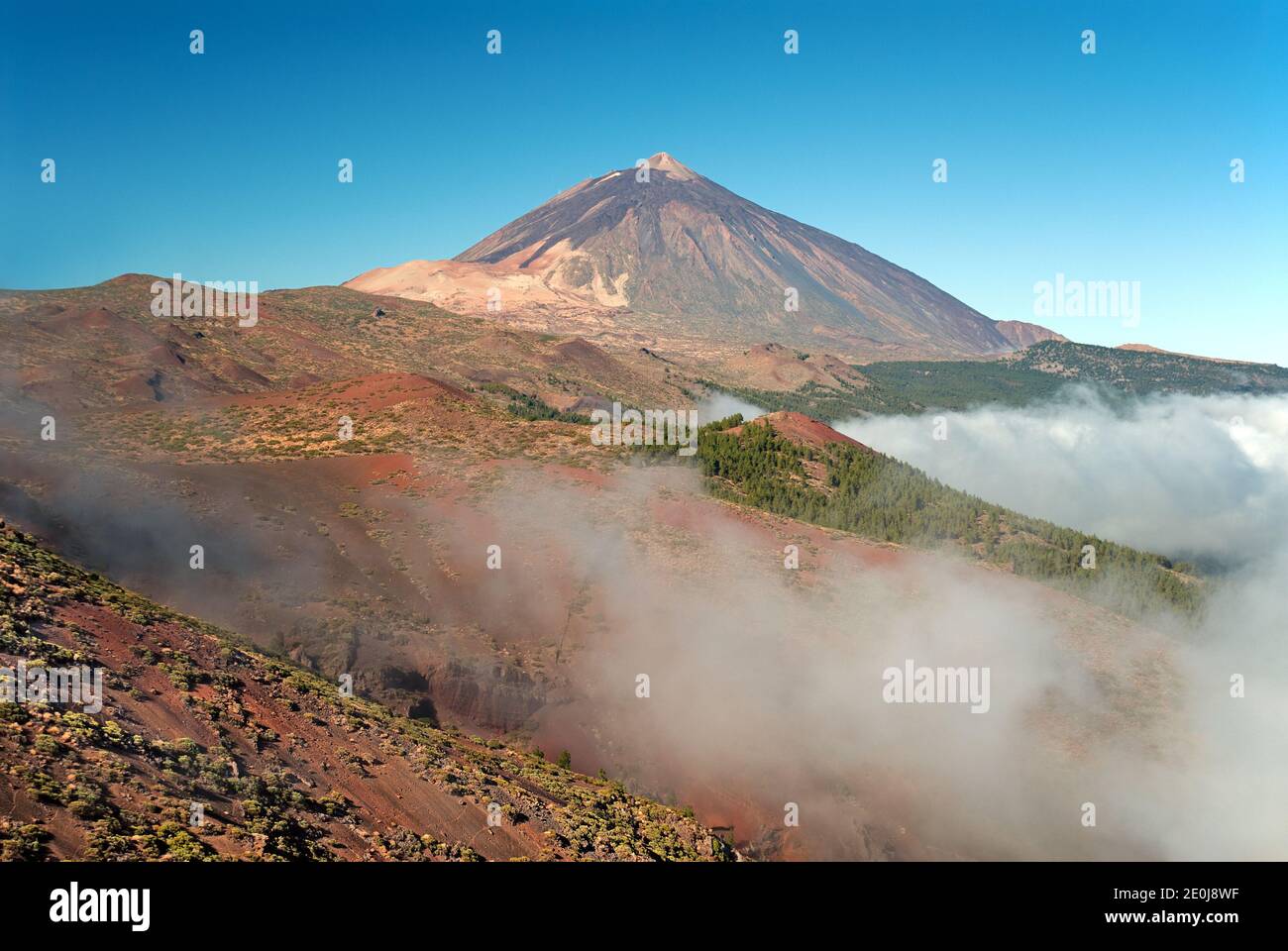 Teide National Park in Tenerife is centred on the Mount Teide volcano ...