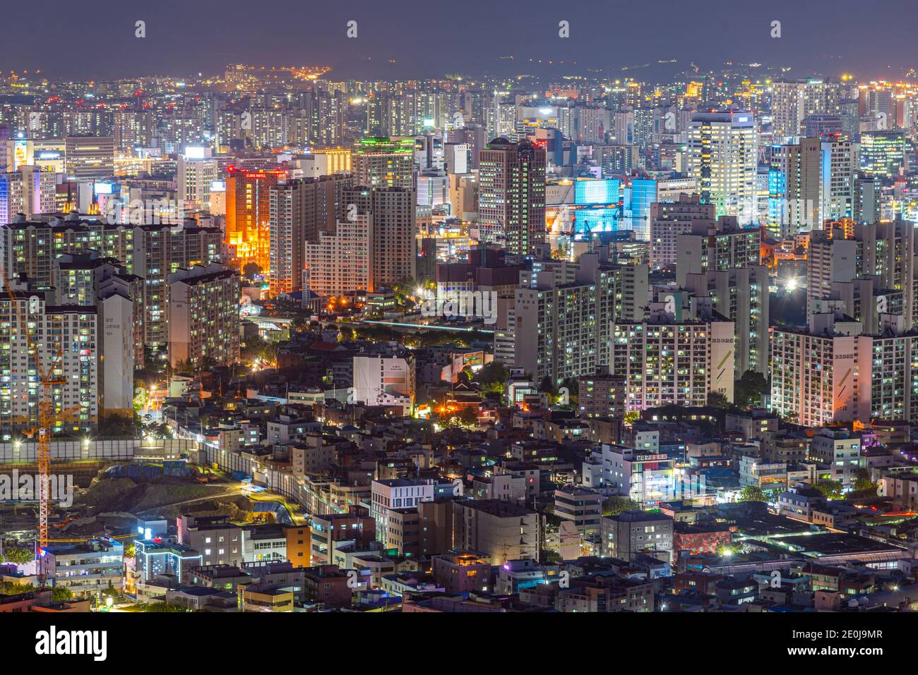 Daegu downtown night hi-res stock photography and images - Alamy
