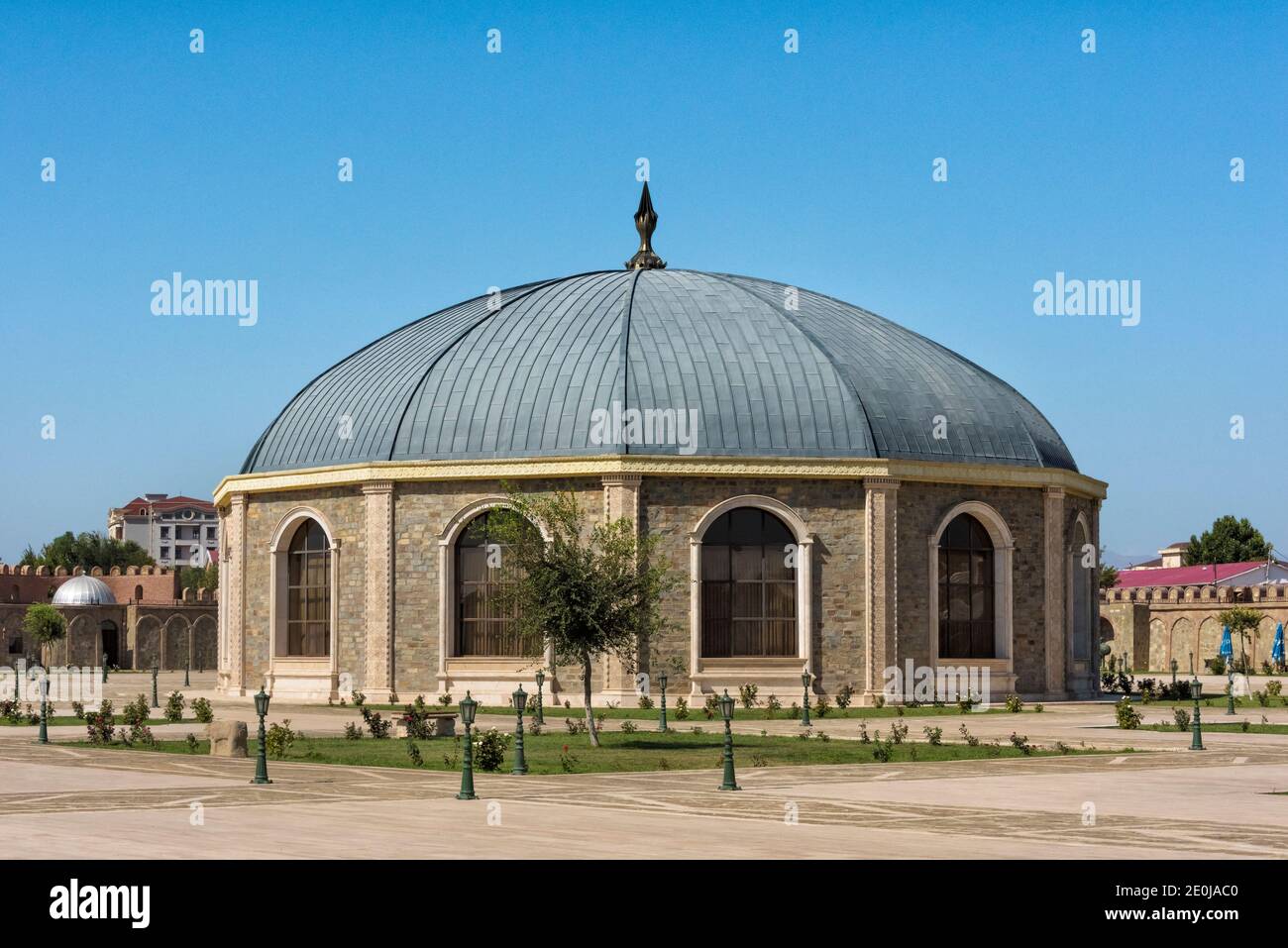 Dome building inside the walled city, Nakhchivan, Nakhchivan Autonomous ...