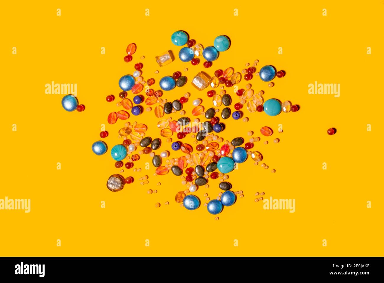 Multi colored mix of beads hi-res stock photography and images - Alamy