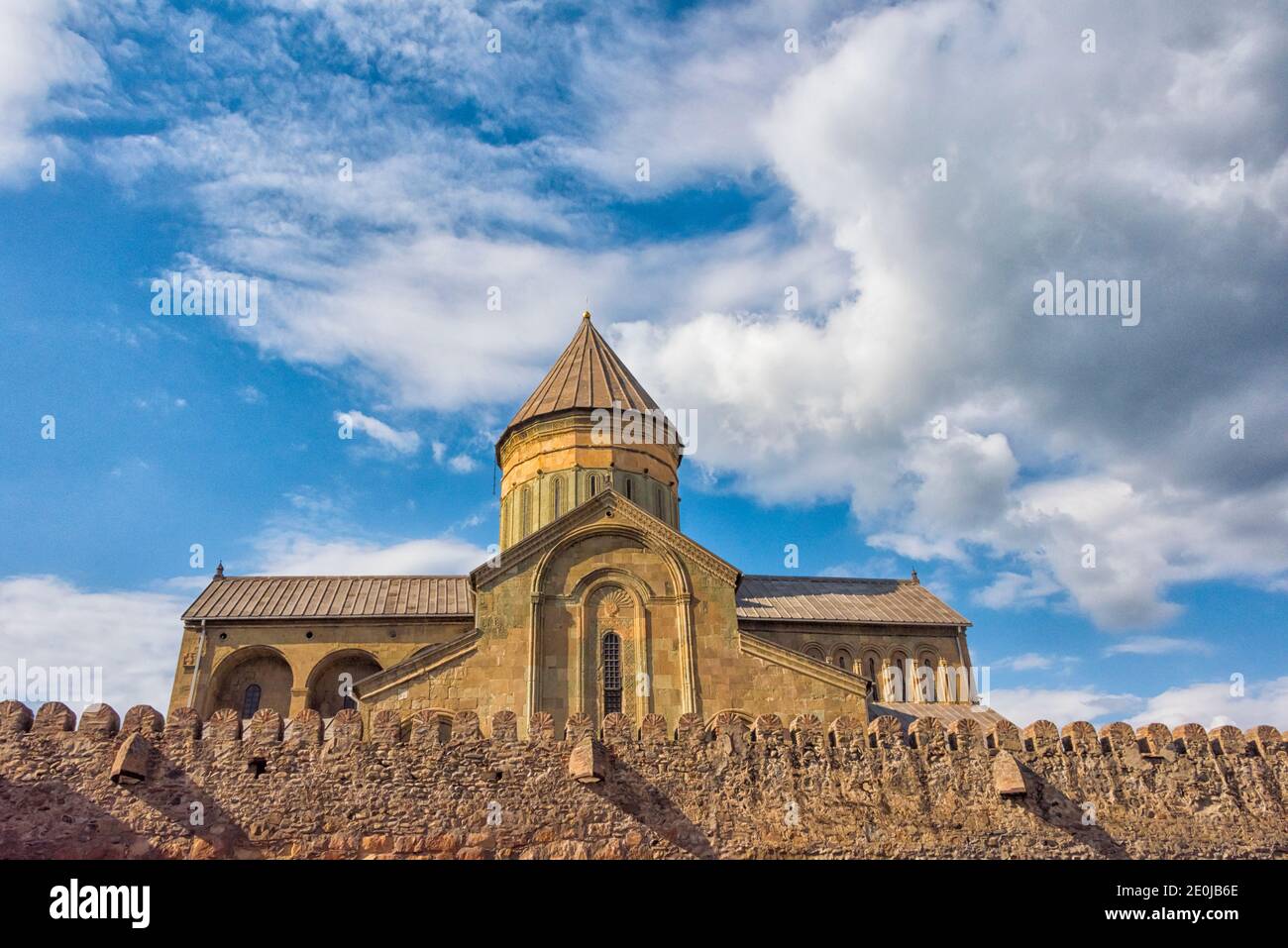 Svetitskhoveli Cathedral with Bebris Tsikhe (Bebris Fortress), UNESCO ...