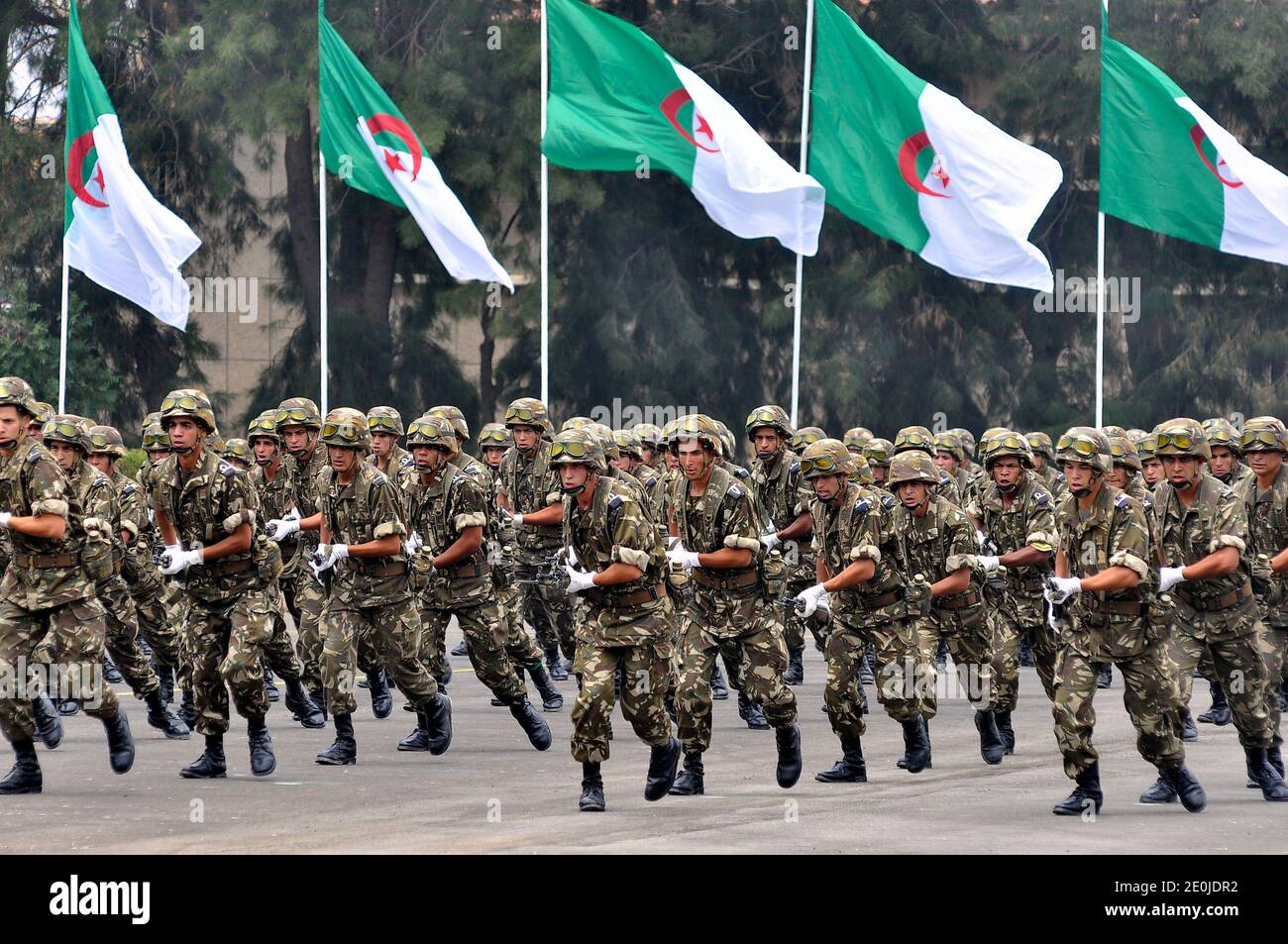A graduation ceremony of the 40th class of the trainees army officers ...