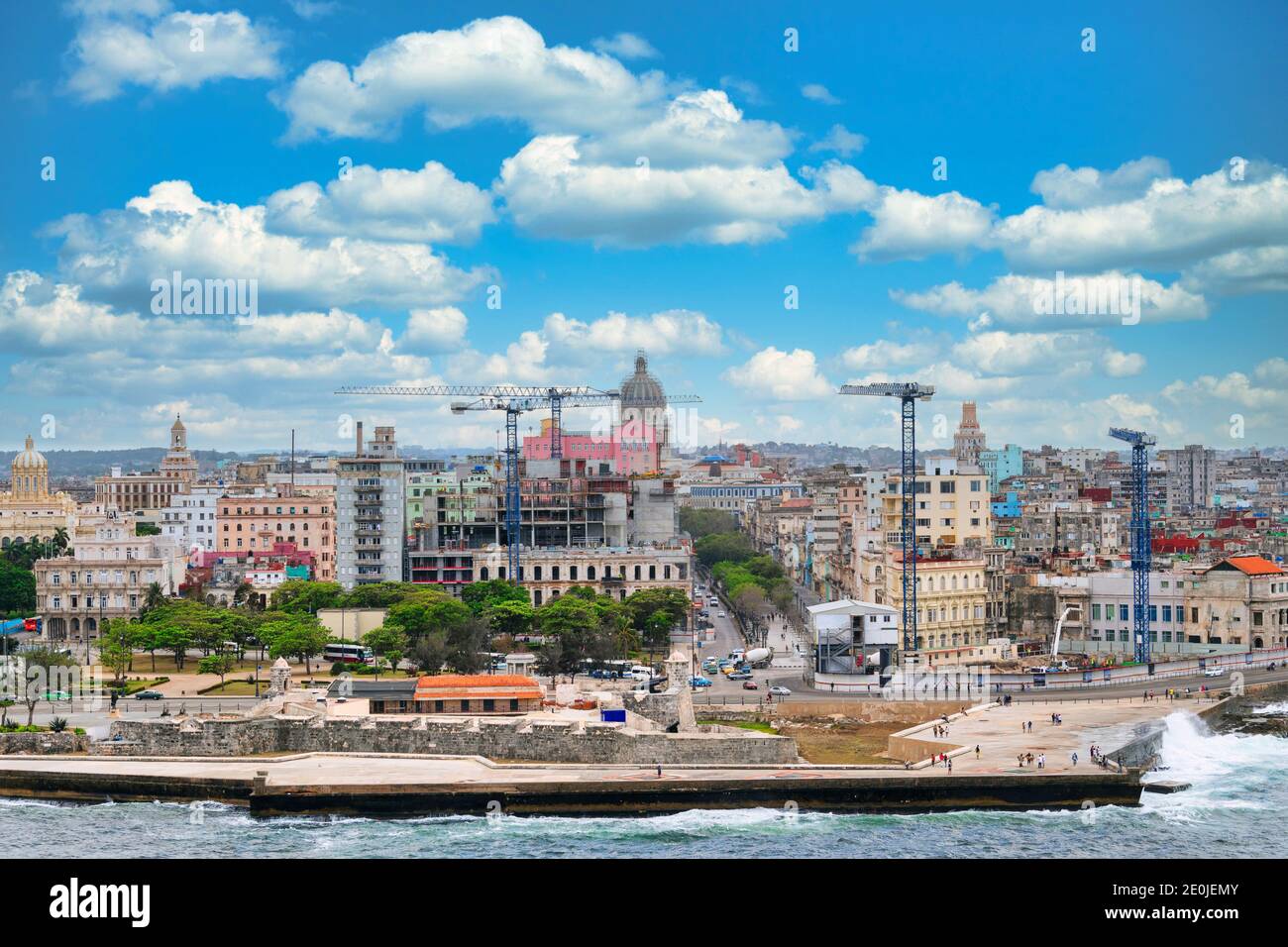 Havana skyline aerial view, Cuba Stock Photo - Alamy