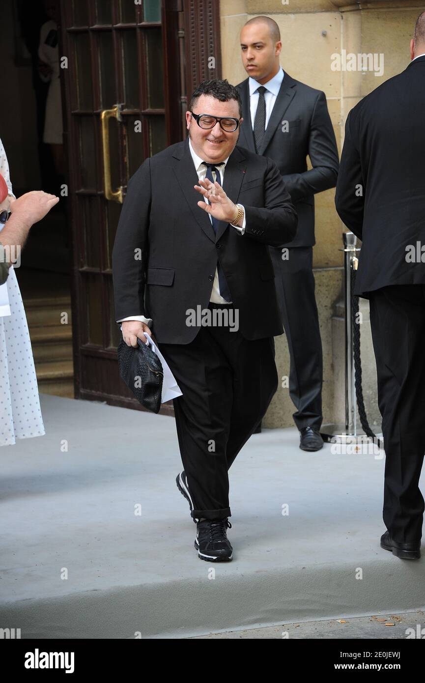 Alber Elbaz arriving the Christian Dior Fall-Winter 2012-2013 Haute ...