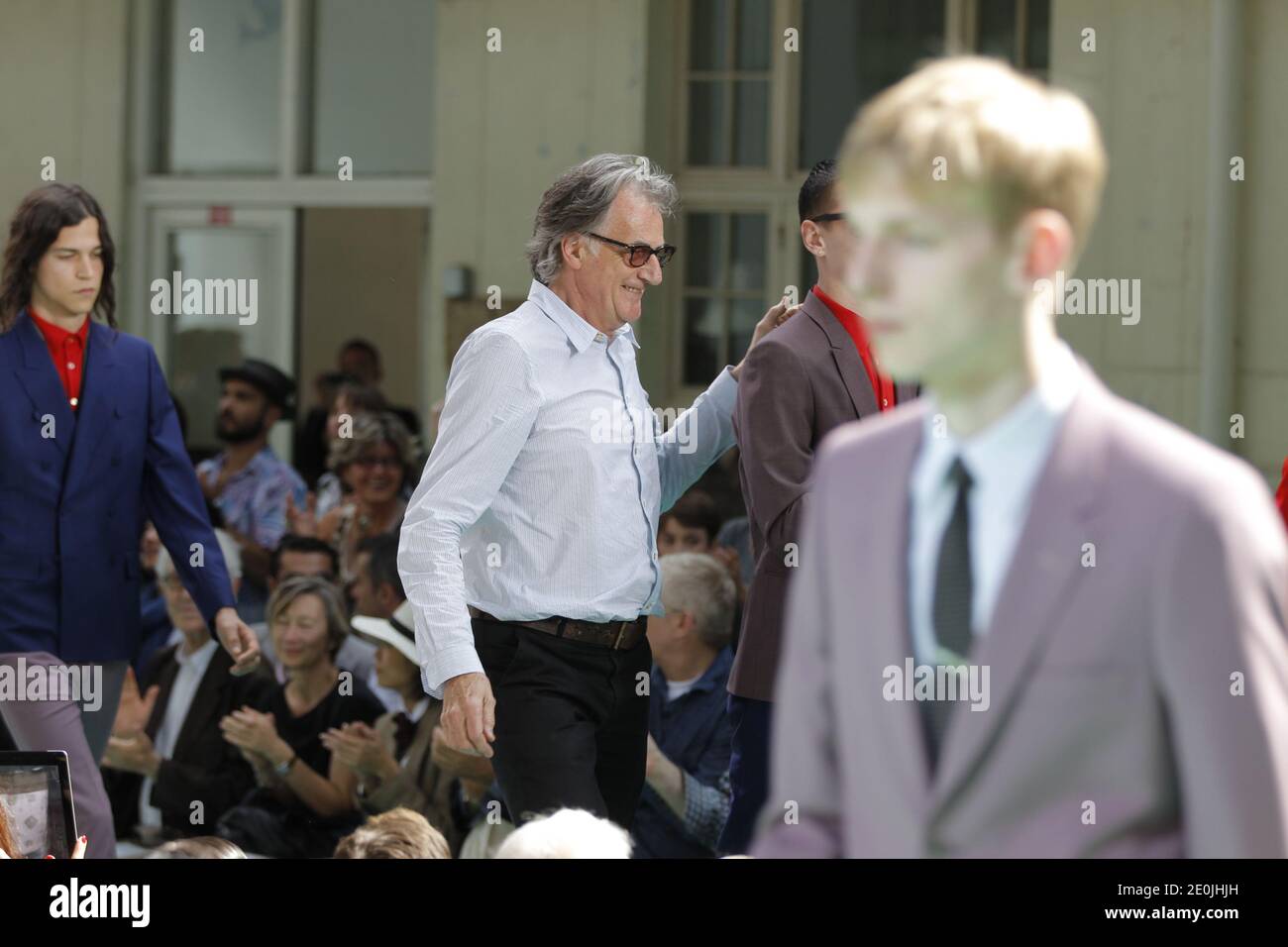 Designer Paul Smith makes an appearence for his Spring-Summer 2013 Men ...