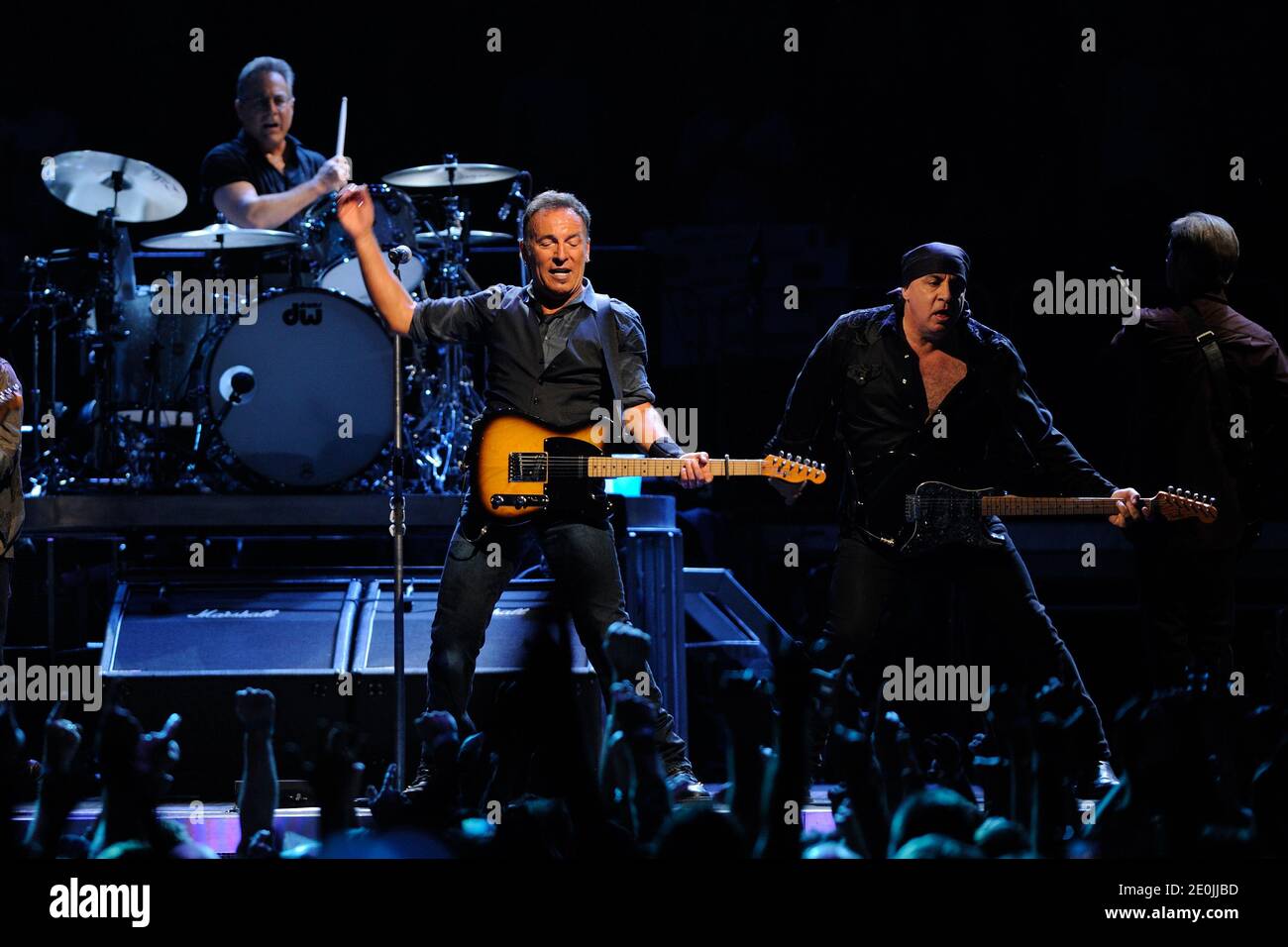 Bruce Springsteen and his E Street Band perform at the POPB concert ...