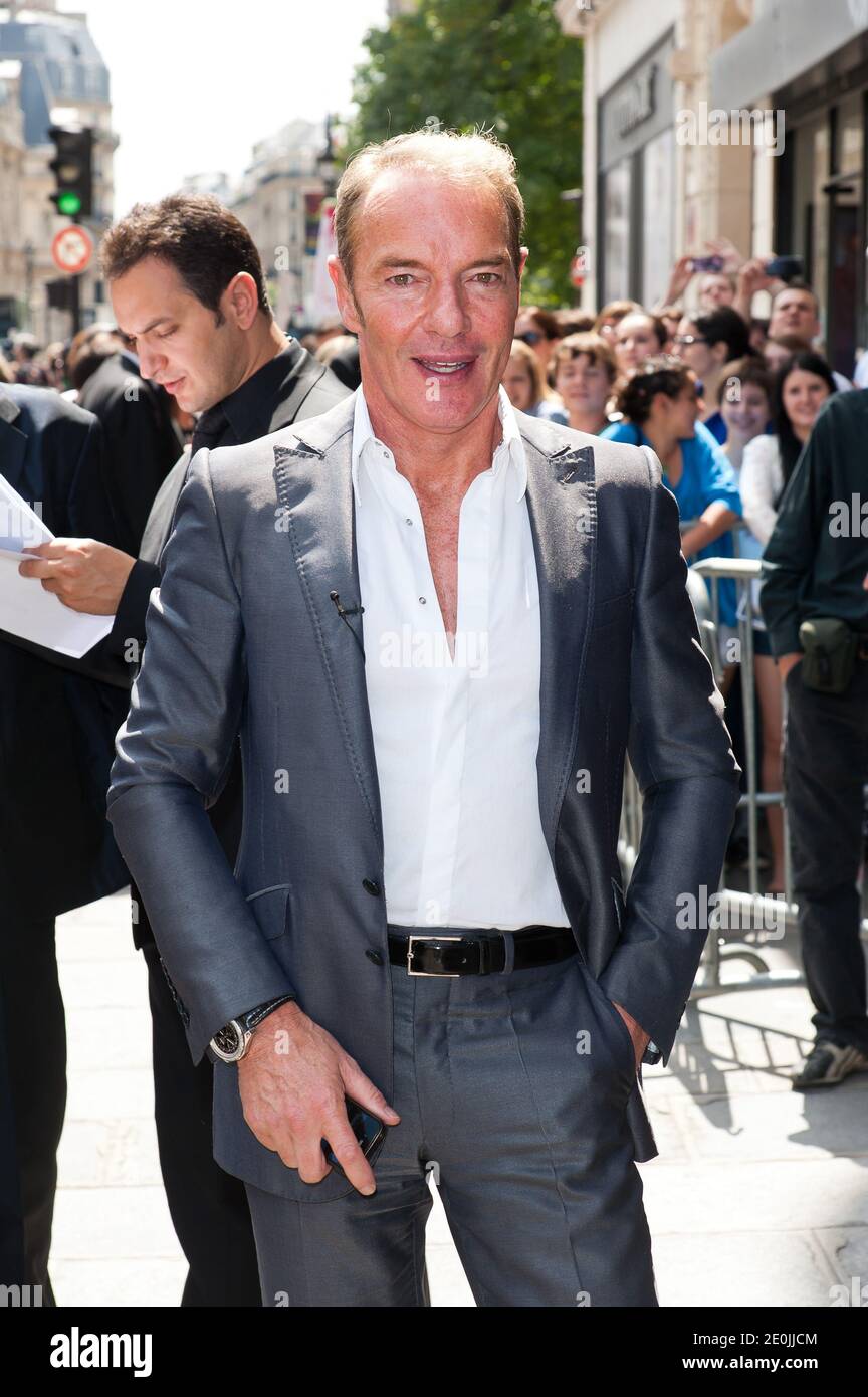 Tony Gomez arriving at the Jean-Paul Gaultier Haute-Couture show as ...