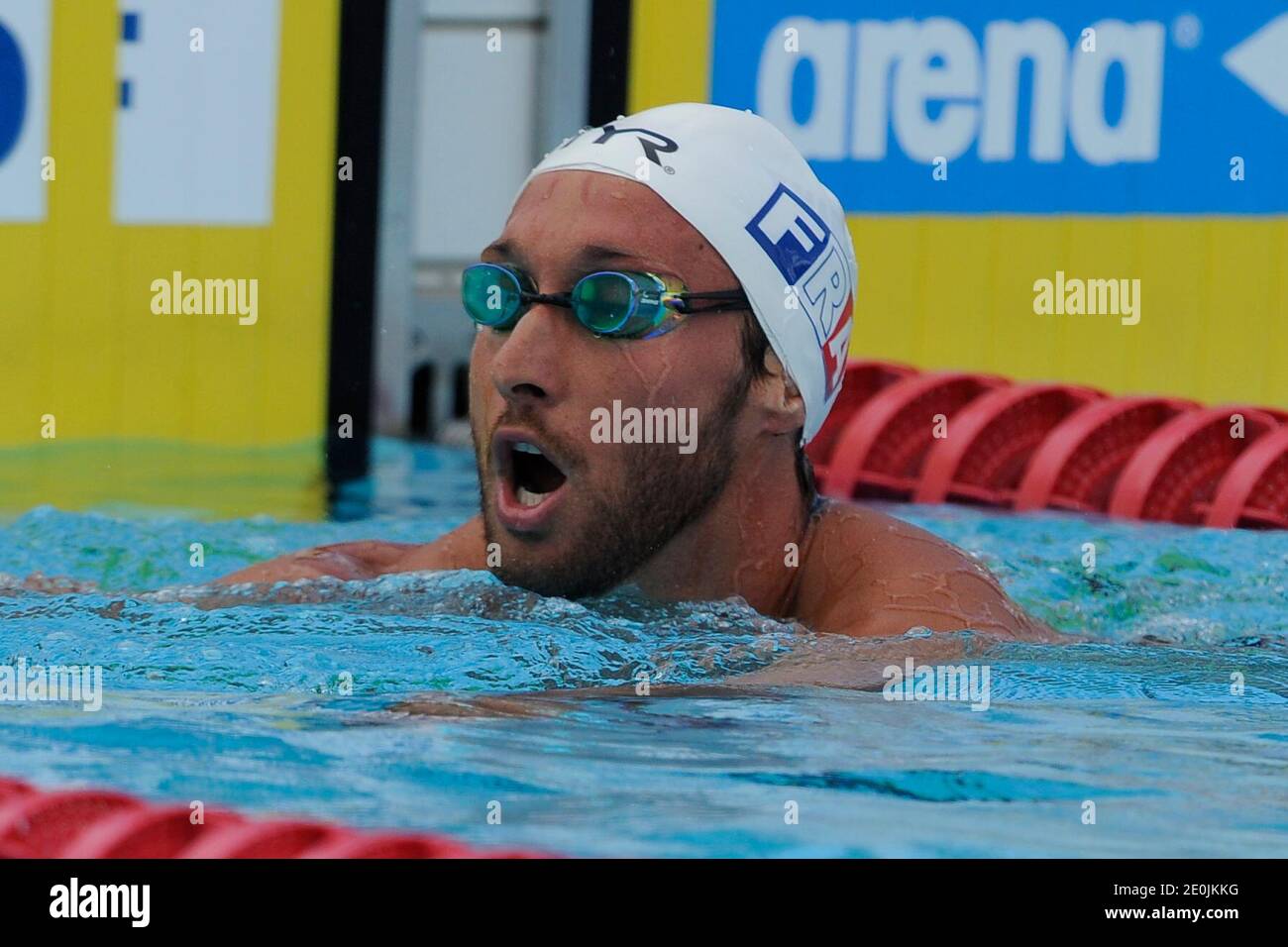 France's Fabien Gilot during the100 meters freestyle event of the ...