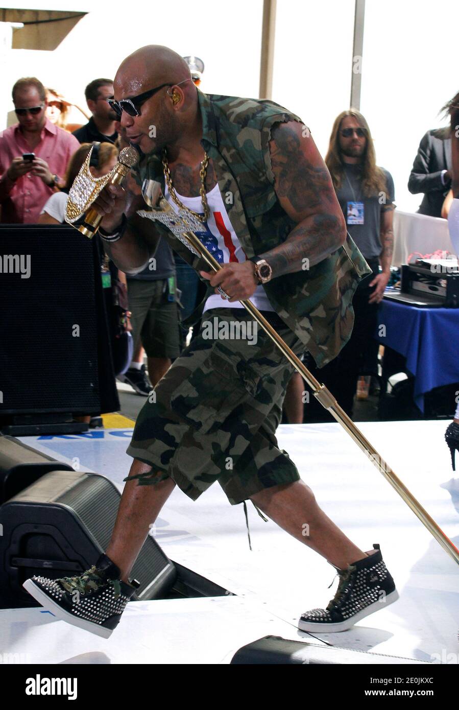 Flo Rida performs during the NBC Today Show Concert Series in ...