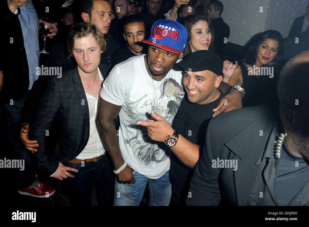 Curtis James Jackson aka 50 Cent celebrates his 37th birthday at Le ...