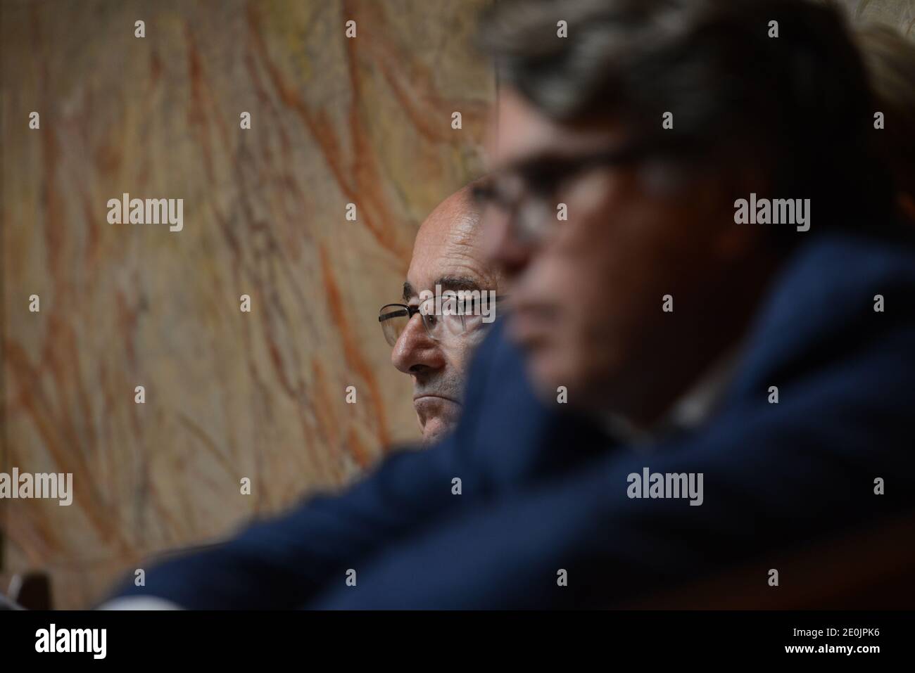 Jacques Bompard is pictured at the National Assembly in Paris, France ...