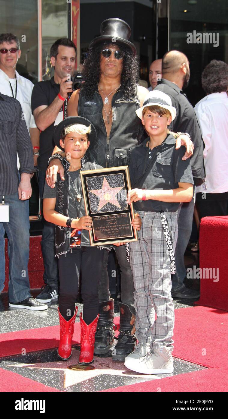 Slash, his children, Slash (Saul Hudson) honored with his own Star on ...