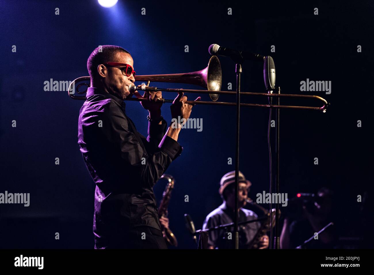 Trombone shorty hi-res stock photography and images - Alamy