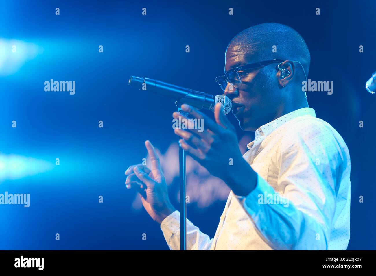Timothy McKenzie whose stage name is Labrinth performs at Montreux Jazz ...