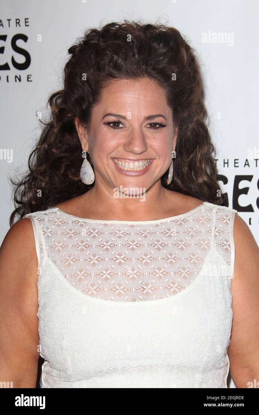 Marissa Jaret Winokur arriving at the opening night of Broadway musical ...