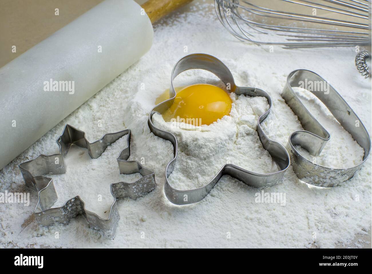 photo of home baking scene Stock Photo - Alamy