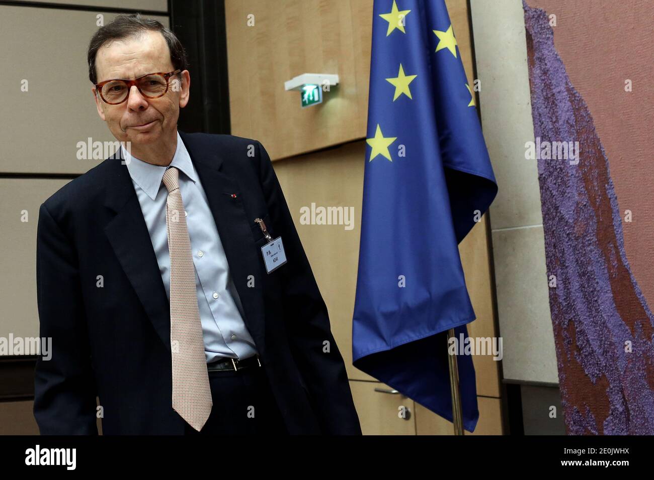 Honour President of Renault group, Louis Schweitzer attends during a ...