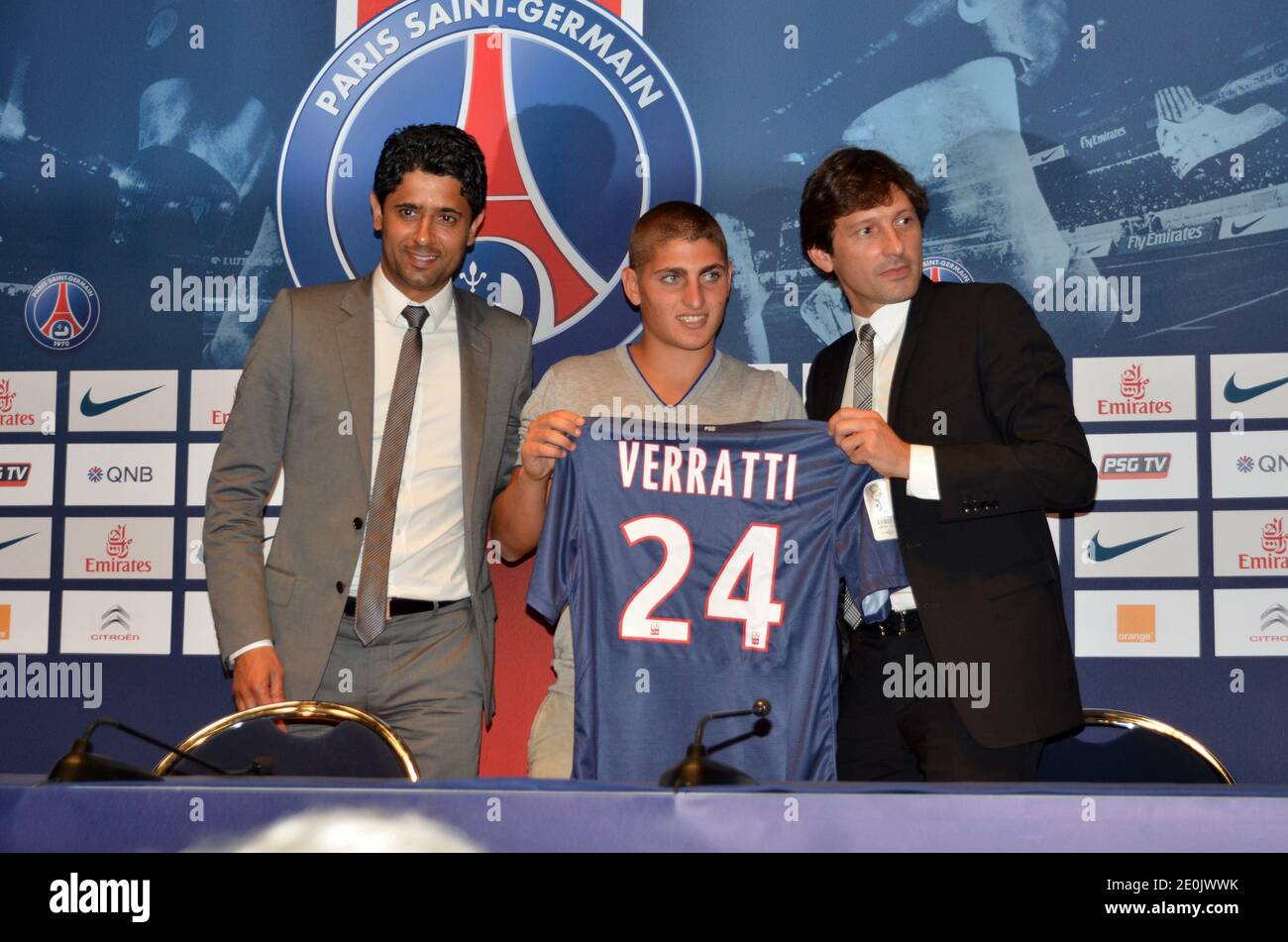 Paris Saint-Germain (PSG) football club's chairman Nasser Al-Khelaifi ...