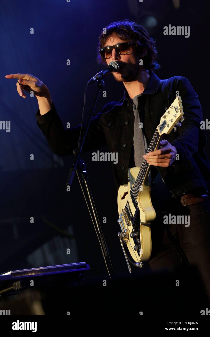 Pony Pony Run Run performs live at the City Hall Square during the Fnac ...