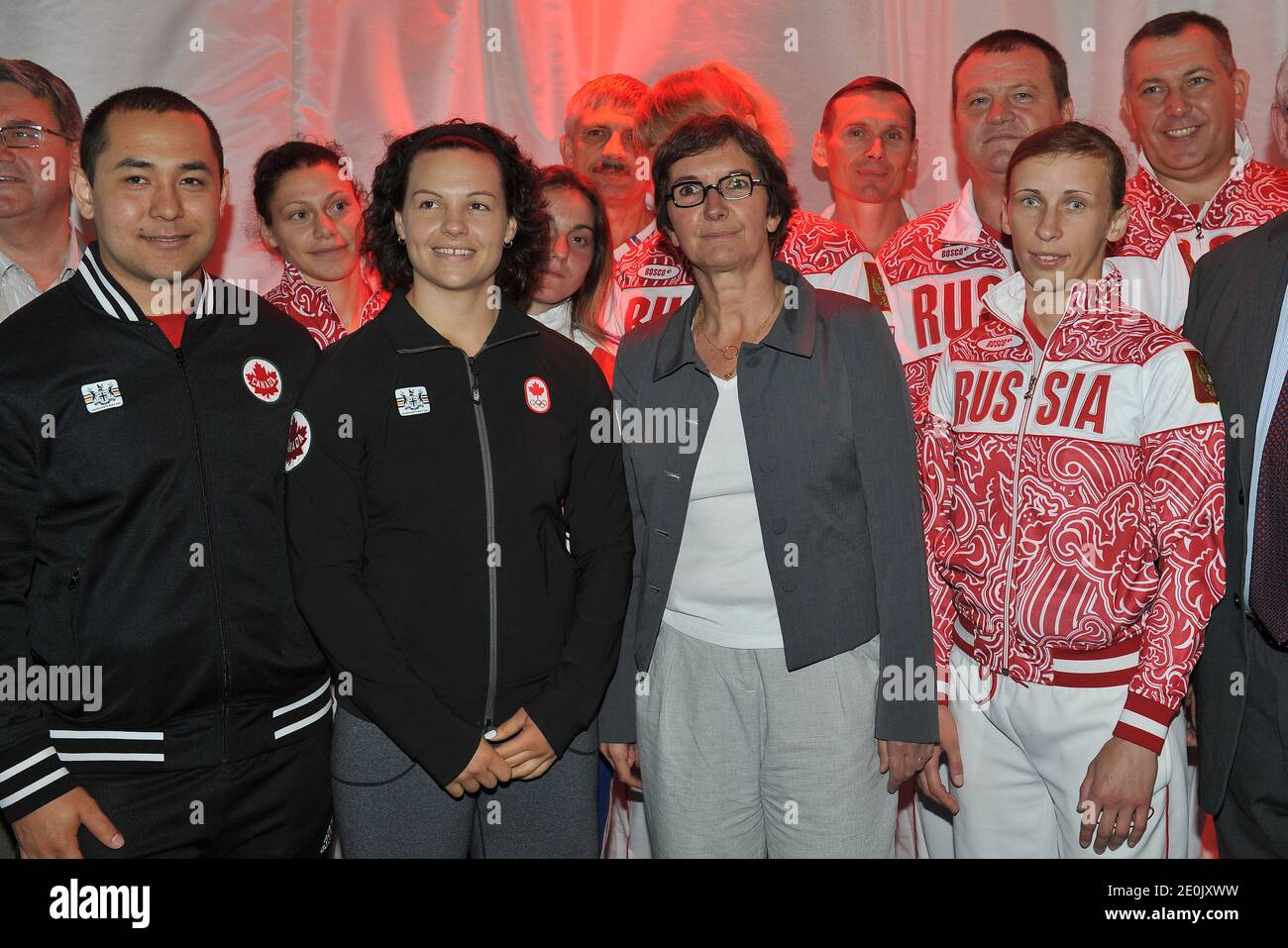French Sports minister Valerie Fourneyron meet Russian boxing team in ...