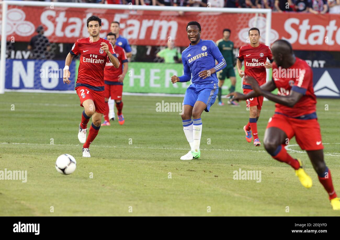 Chelsea FC's player John Mikel Obi in action during the first-ever ...